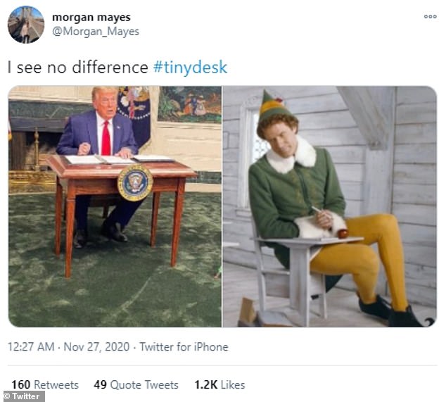 Trump’s Tiny Desk At Press Conference Amuses the Internet. - Daily ...