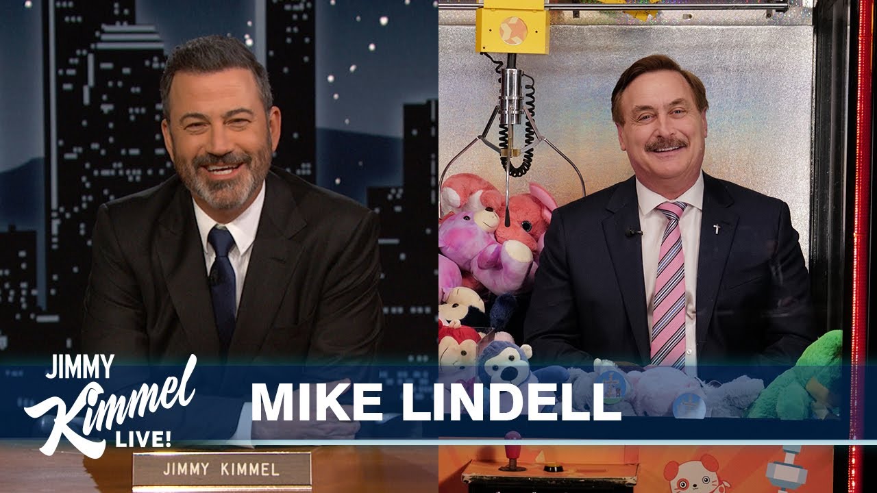 Jimmy Kimmel Interviews MyPillow Guy …Who Is Inside An Arcade Claw Machine. - Daily Candid News