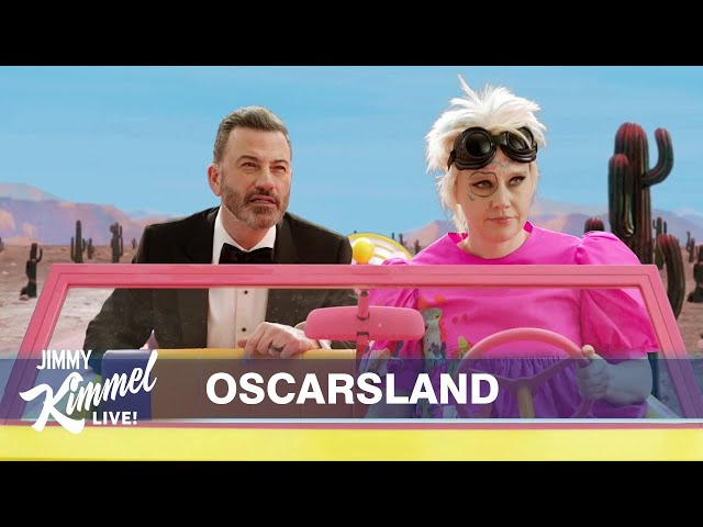 Funny Oscar Promo Starring Host Jimmy Kimmel, Weird Barbie, Helen ...