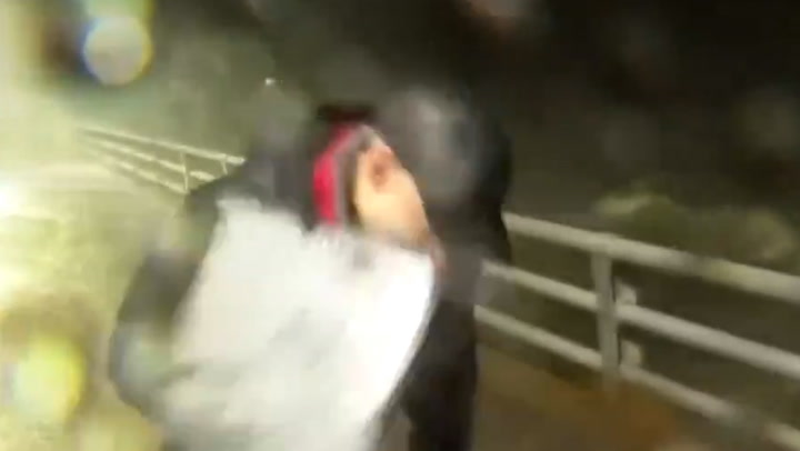 ‘We gotta go!’: Watch Reporters Race For Cover from Hurricane Milton ...