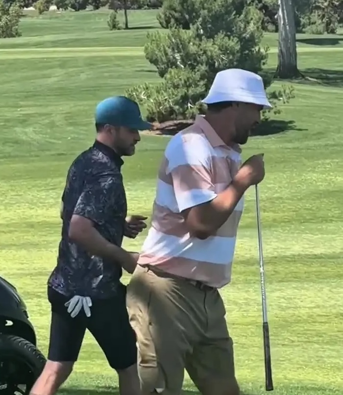 Travis Kelce And ‘backup dancer’ Justin Timberlake Turn Golf Course ...